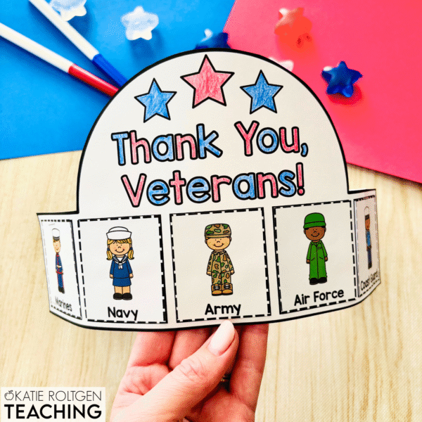Veterans Day Activities for Kindergarten - Katie Roltgen Teaching