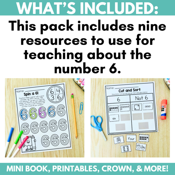 Number Six Activities - Katie Roltgen Teaching