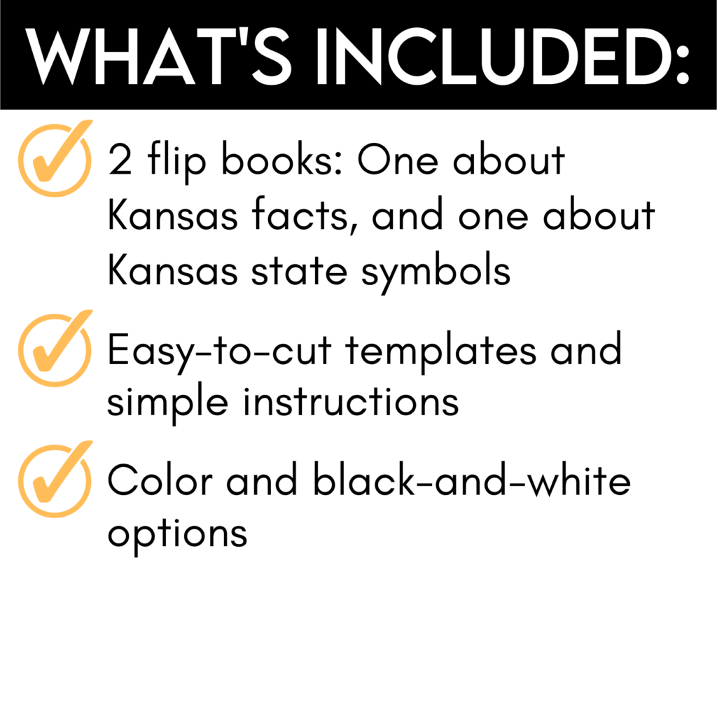 Kansas Flip-Up Book {Kansas Day Activity} - Katie Roltgen Teaching