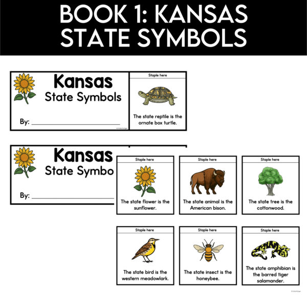 Kansas Flip-Up Book {Kansas Day Activity} - Katie Roltgen Teaching