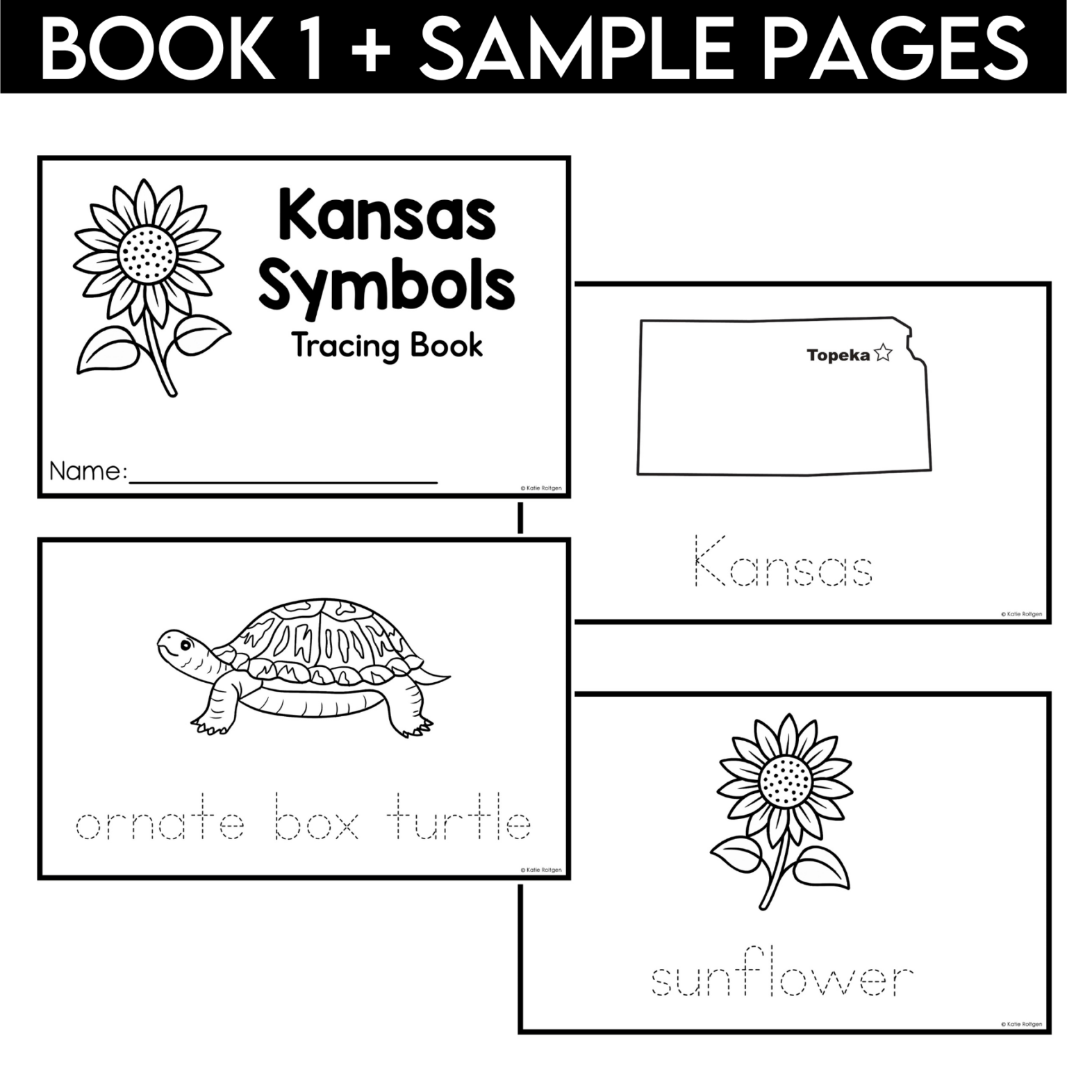 Kansas Mini Books {Kansas Day} - Katie Roltgen Teaching