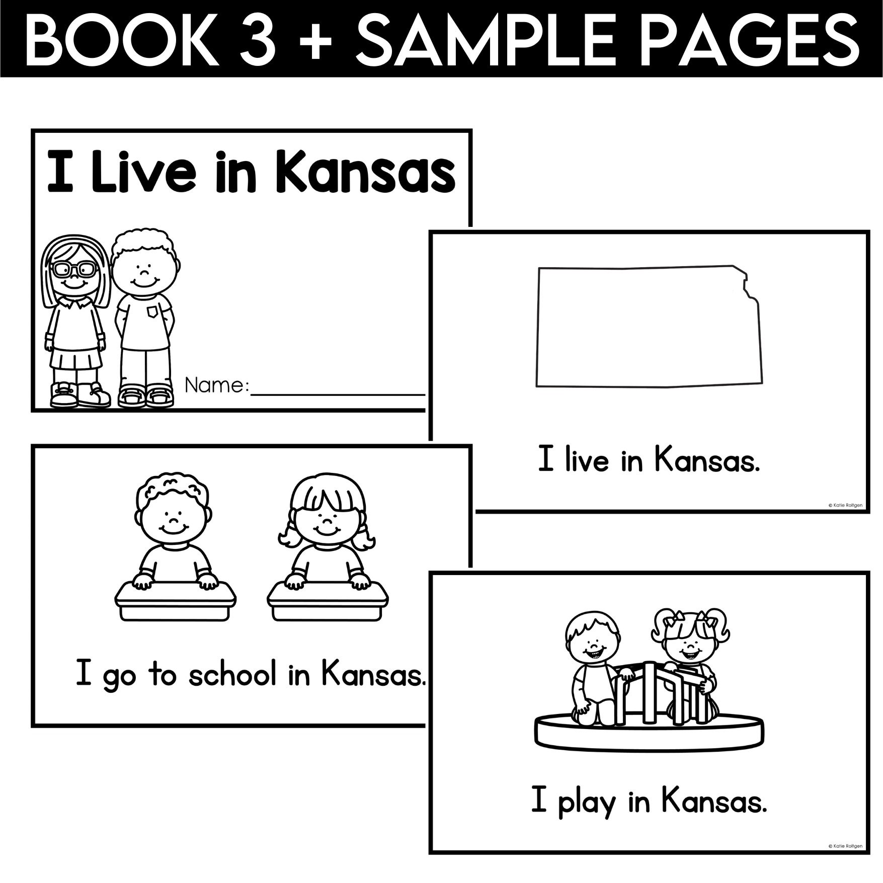 Kansas Mini Books {Kansas Day} - Katie Roltgen Teaching