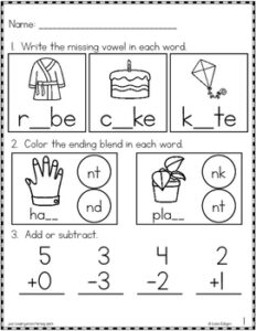 June Morning Work for Kindergarten - Katie Roltgen Teaching