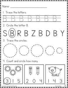 Kindergarten Morning Work - September - Katie Roltgen Teaching
