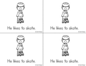 Sight Word Mini Book: He - Katie Roltgen Teaching