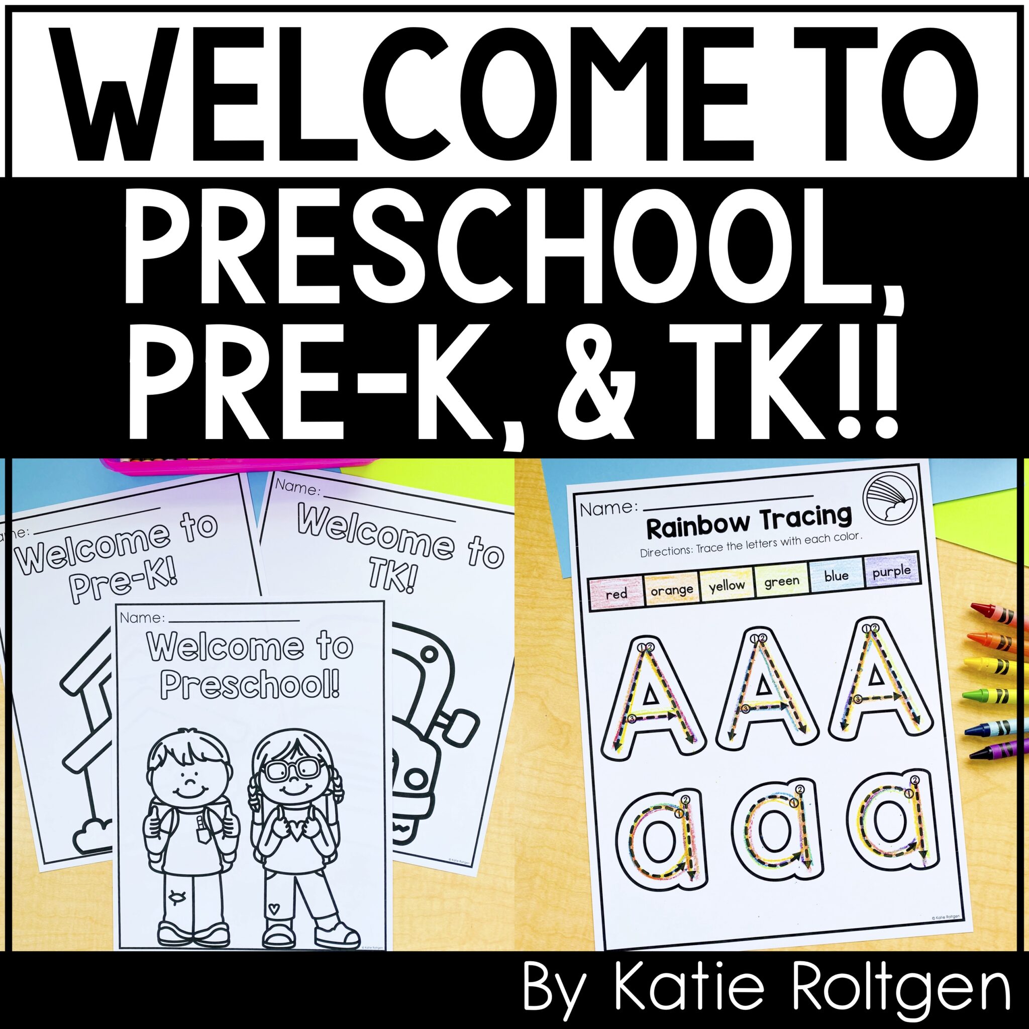 Back to School Activities for the First Day of Preschool, Pre-K, and TK ...