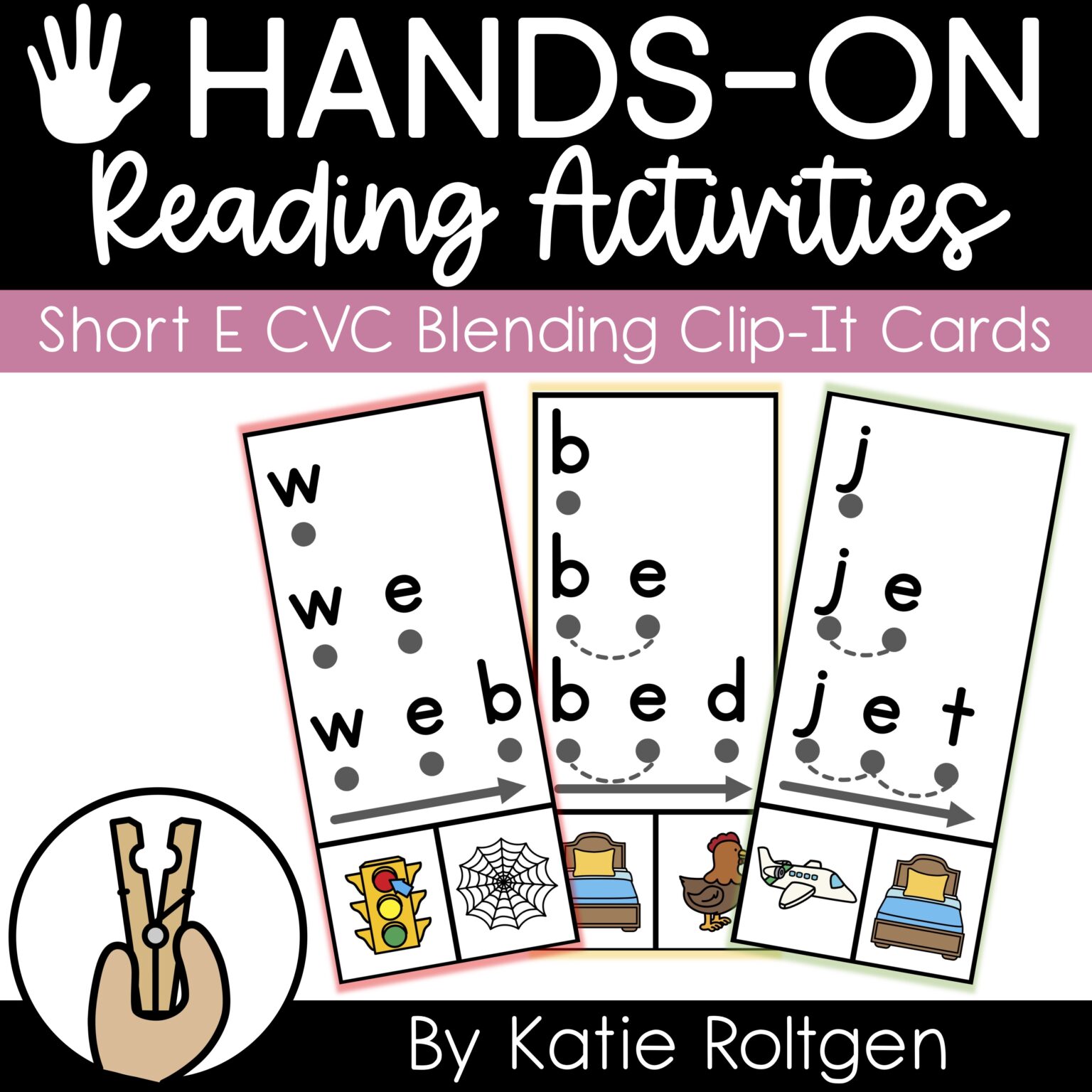 Short E Blending Clip Cards | Successive Blending and Continuous ...