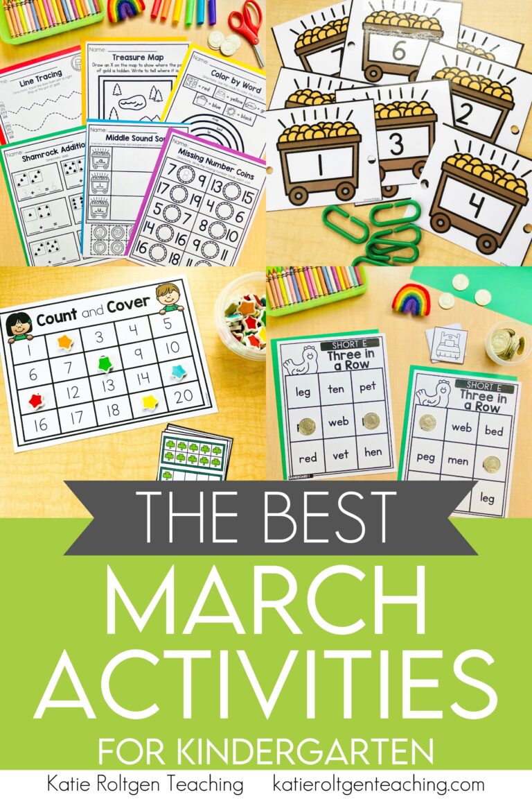 Best Kindergarten Activities for March - Katie Roltgen Teaching