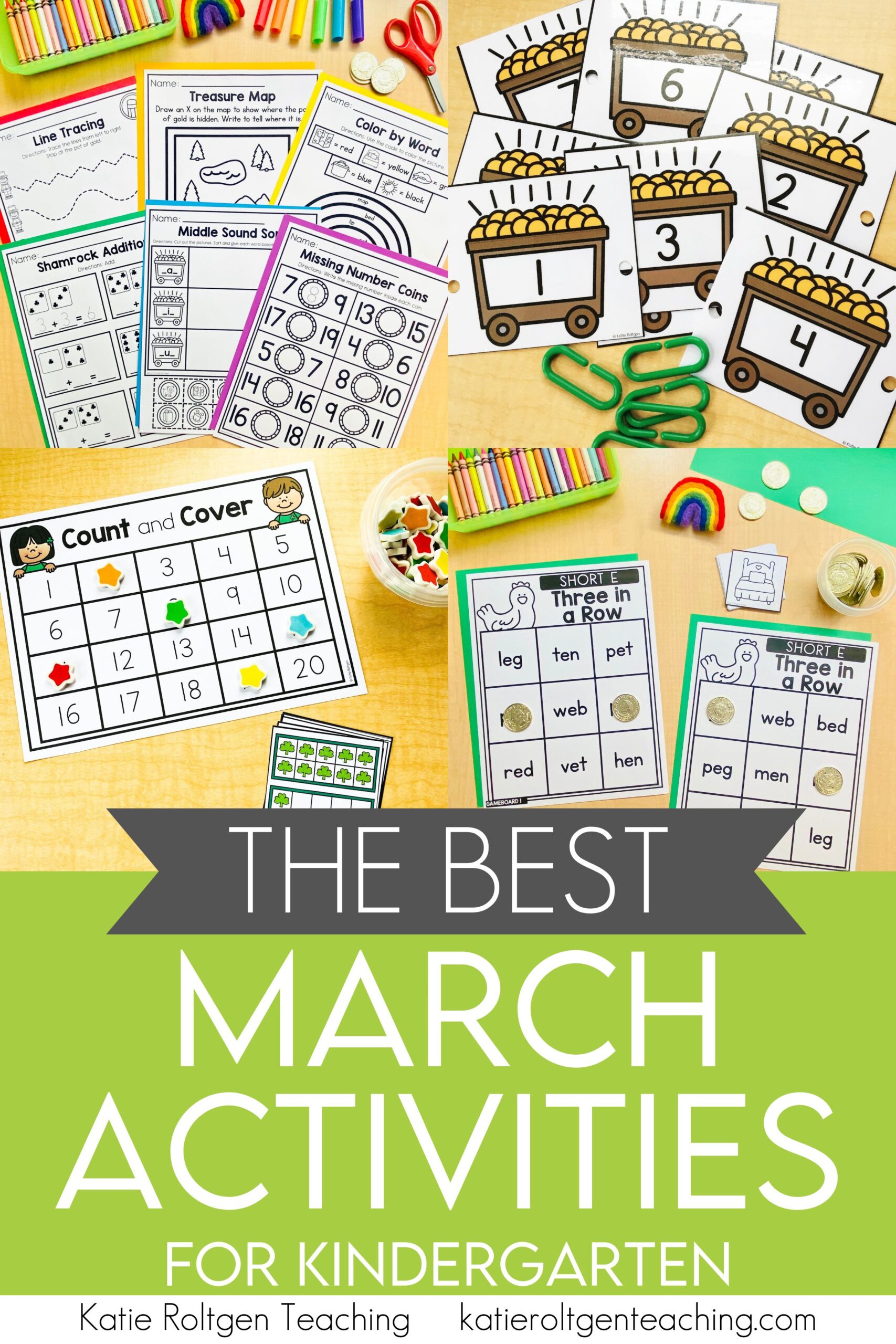 Best Kindergarten Activities for March - Katie Roltgen Teaching
