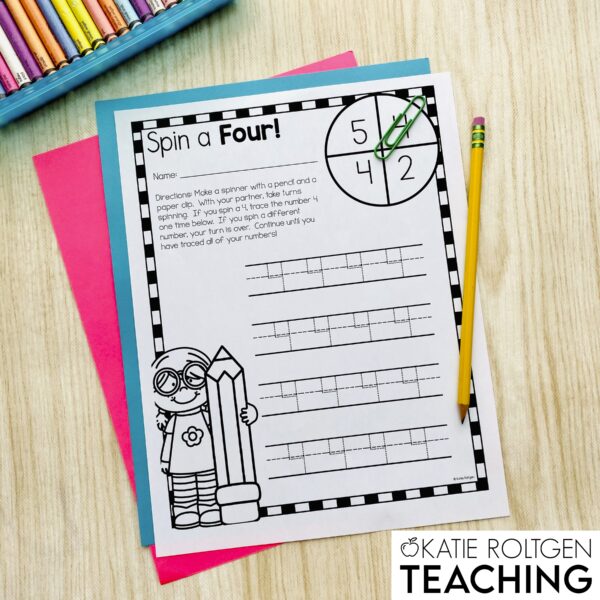 Trace the Numbers 1-20 for Kindergarten - Katie Roltgen Teaching