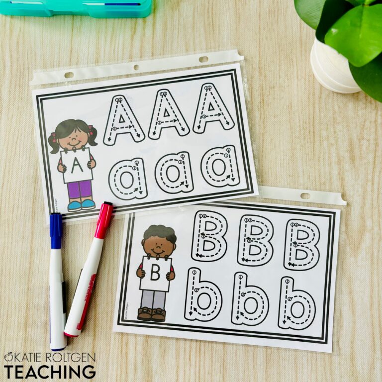 Hands-On Literacy Centers for Kindergarten - Katie Roltgen Teaching