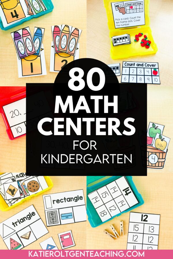 80 Kindergarten Math Center Ideas for ANY Season - Katie Roltgen Teaching