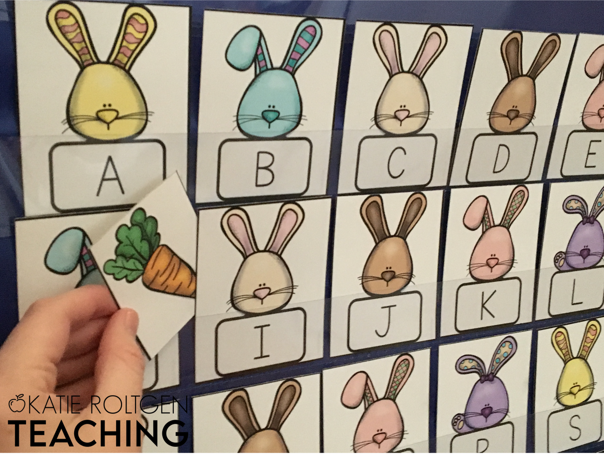 Free Spring Alphabet Game for Preschool and Kindergarten! - Katie ...