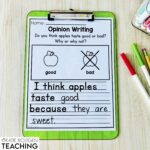 Fall Writing Prompts for Kindergarten - Katie Roltgen Teaching