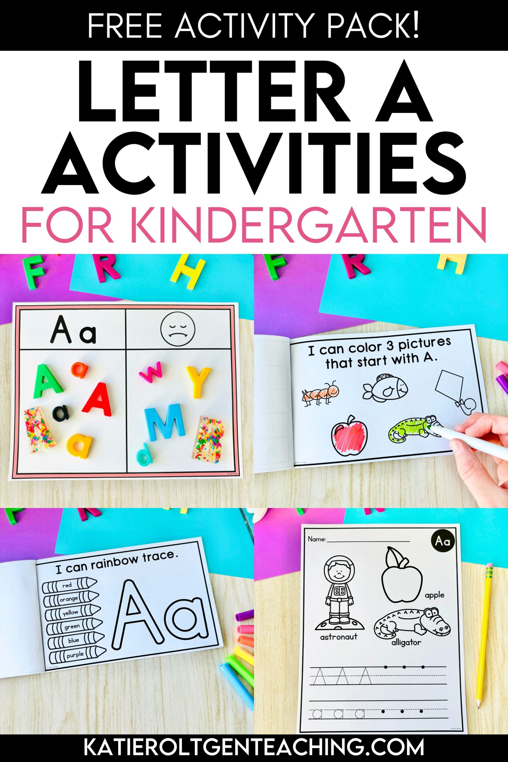 Activities for Teaching About the Letter A - Katie Roltgen Teaching