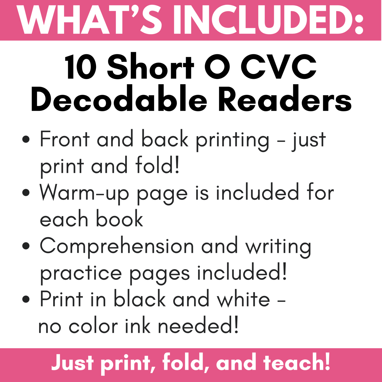 Short O Decodable Readers - Katie Roltgen Teaching