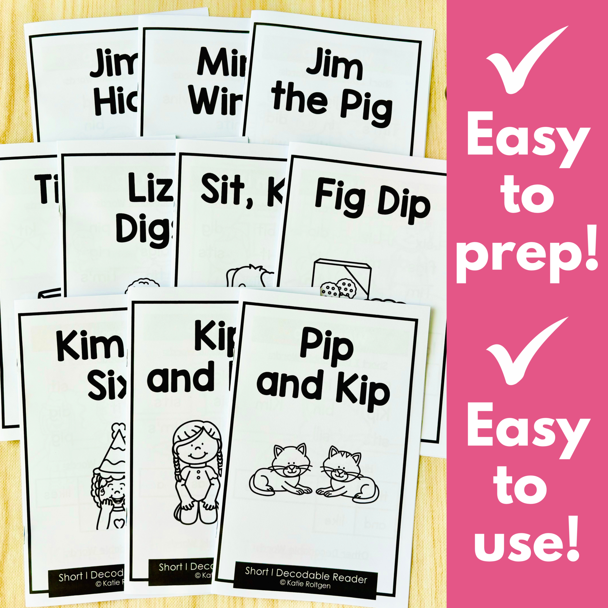 Short I Decodable Readers - Katie Roltgen Teaching