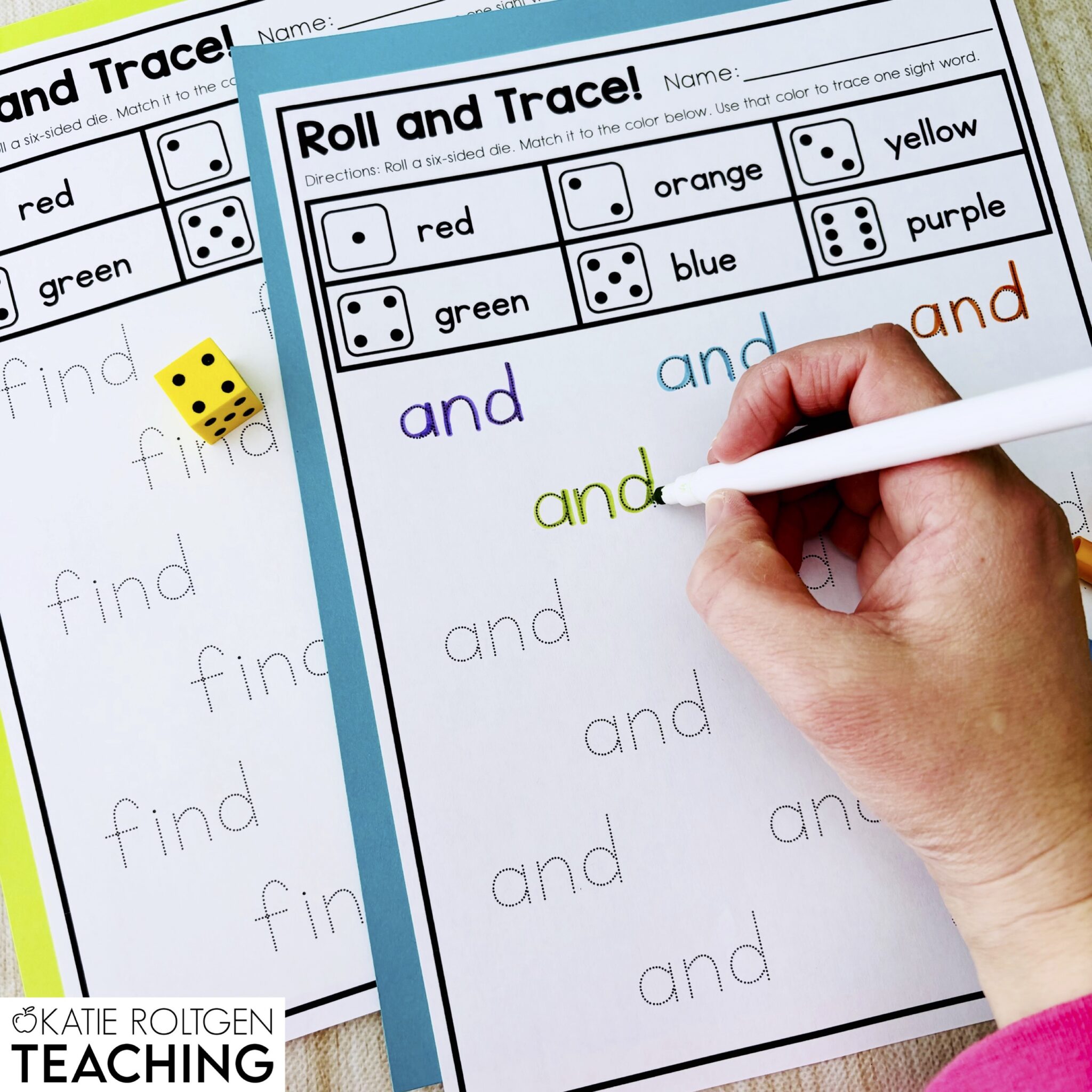My Favorite Sight Word Worksheets for Kindergarten - Katie Roltgen Teaching