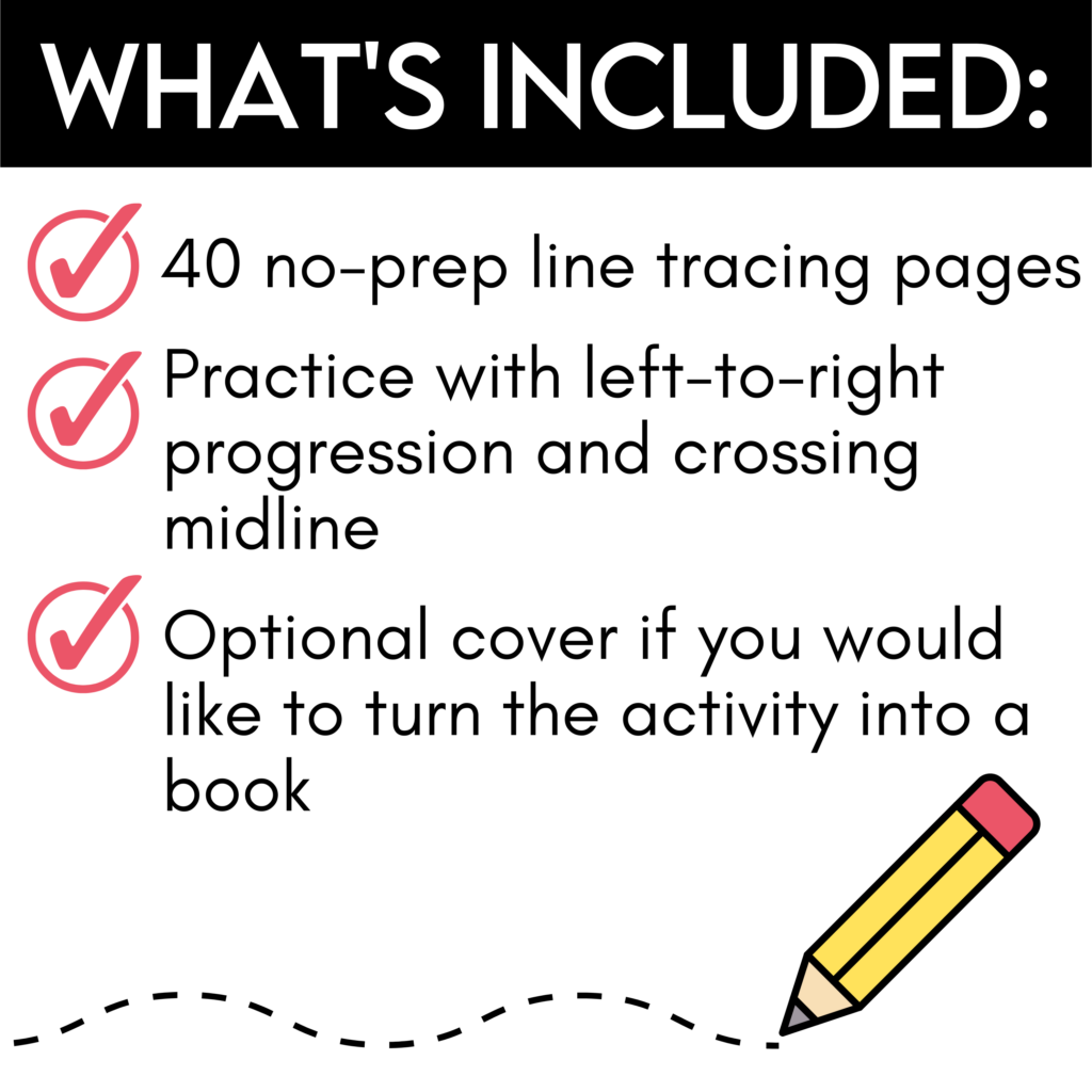 Line Tracing Practice Pages - Katie Roltgen Teaching