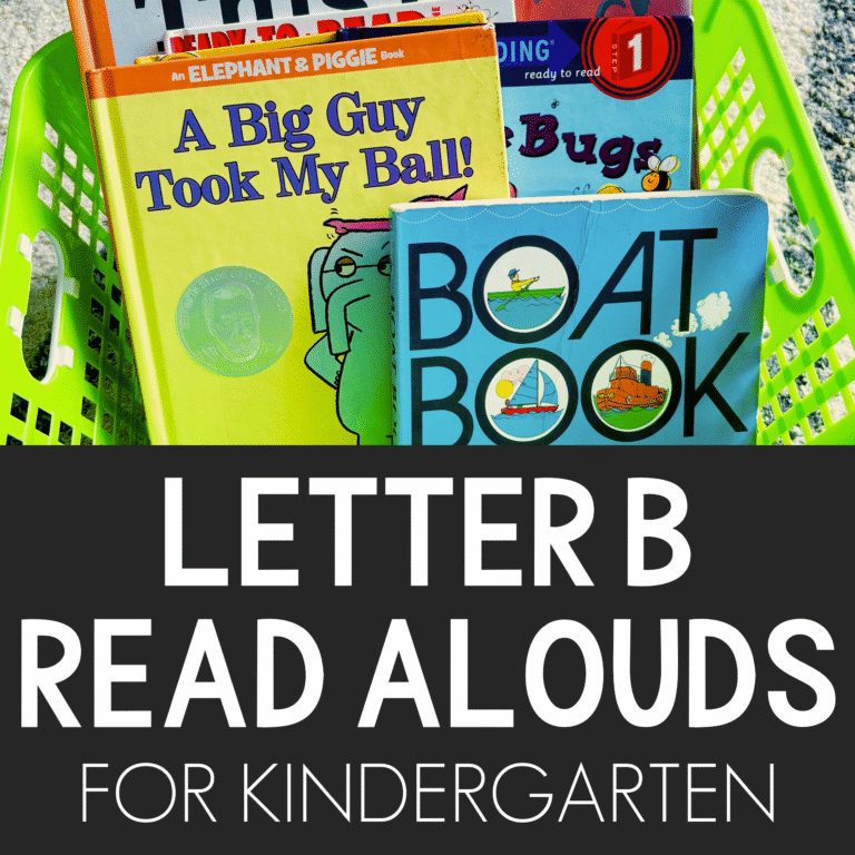 Activities for Teaching About the Letter B - Katie Roltgen Teaching