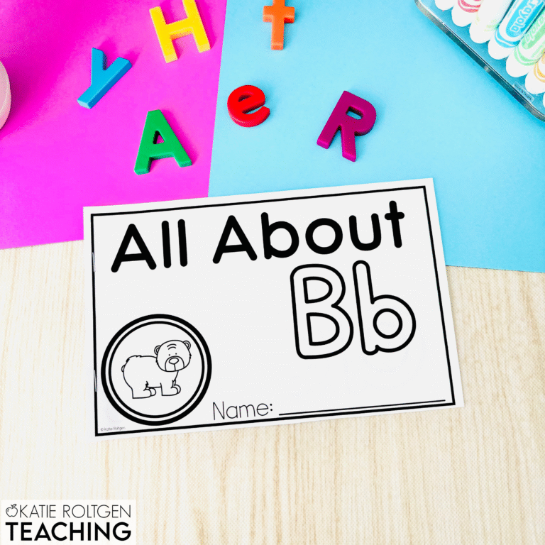Activities for Teaching About the Letter B - Katie Roltgen Teaching