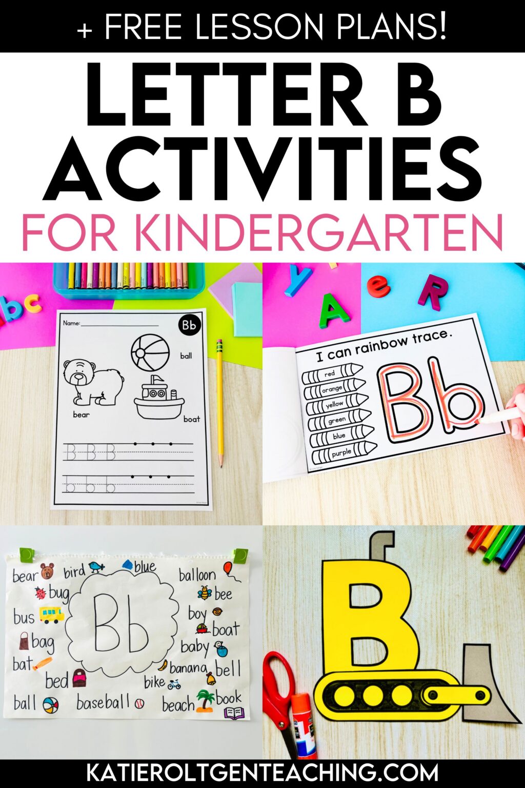 Activities for Teaching About the Letter B - Katie Roltgen Teaching