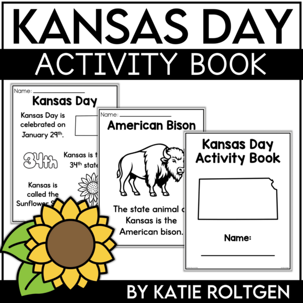 Kansas Day Activities Kansas Activity Book - Katie Roltgen Teaching