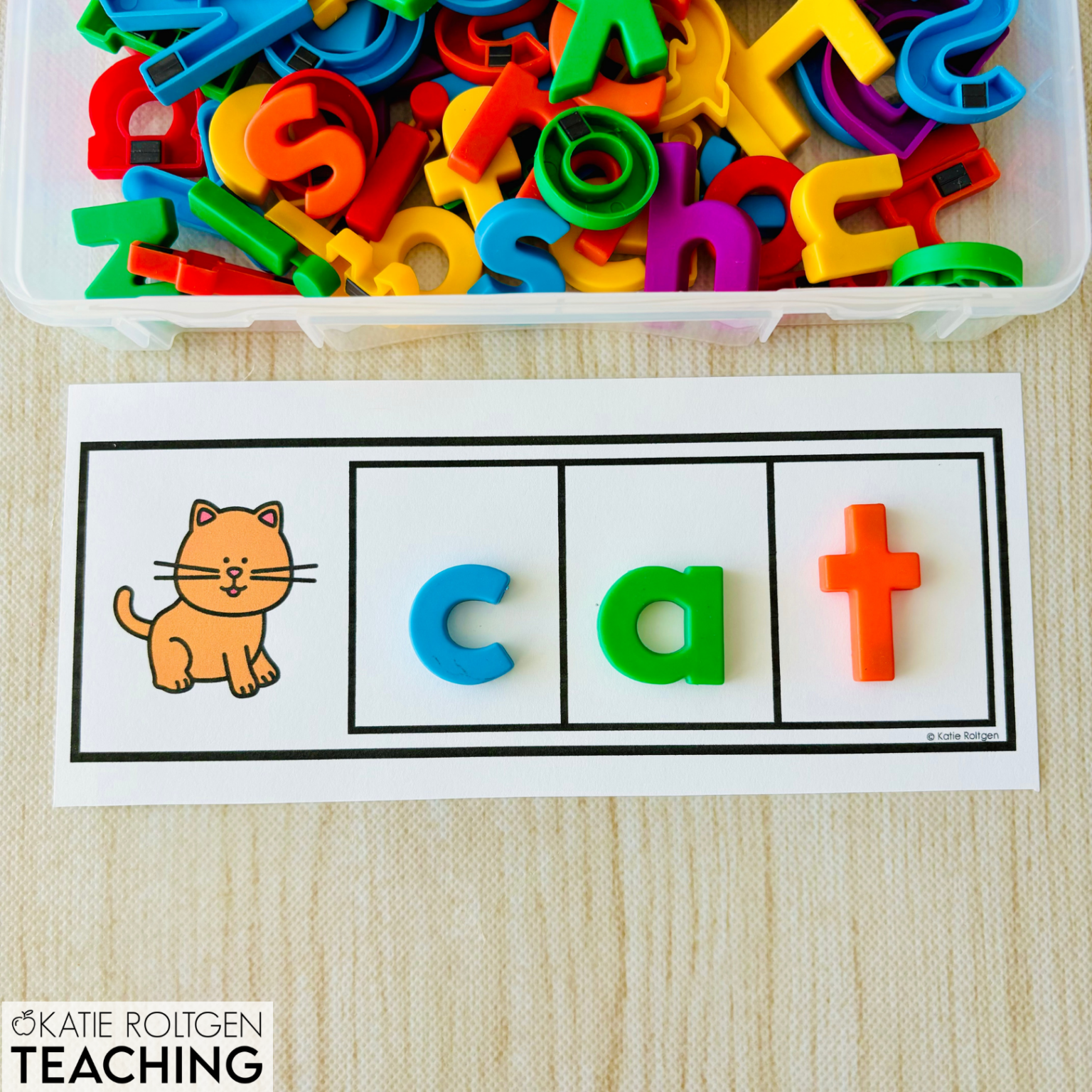 CVC Words in Kindergarten: Simple Activities for Any Classroom - Katie ...