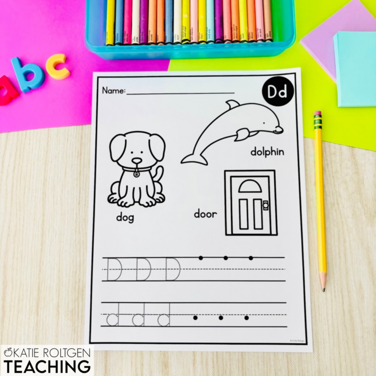Activities for Teaching About the Letter D - Katie Roltgen Teaching