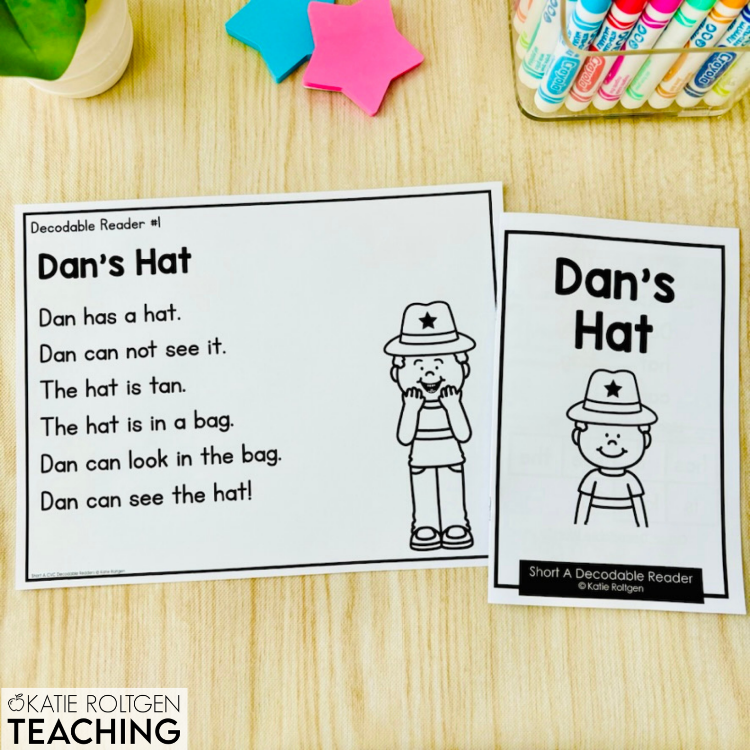 CVC Words in Sentences: Simple Practice Ideas for Early Readers - Katie ...