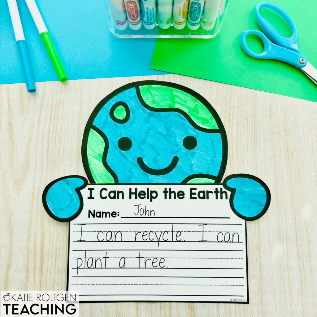 An Easy Earth Day Bulletin Board Idea for Kindergarten - Katie Roltgen ...