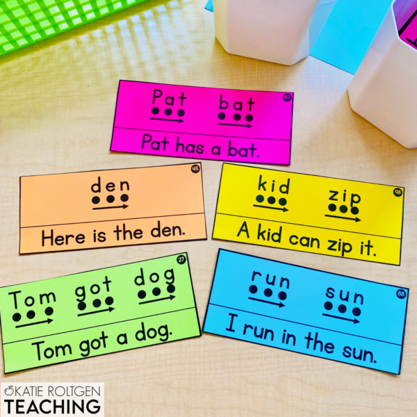 CVC Words in Sentences: Simple Practice Ideas for Early Readers - Katie ...