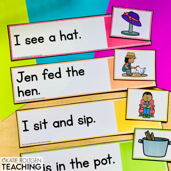 CVC Words in Sentences: Simple Practice Ideas for Early Readers - Katie ...